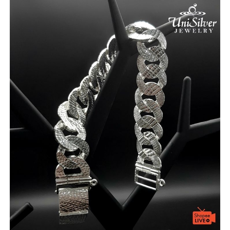 Unisilver 925 Sterling Silver Limited Edition Chunky Lady's Bracelet ...