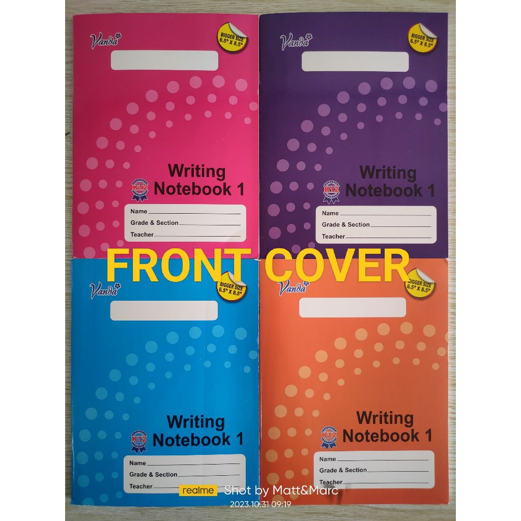 VANDA K12 Writing Notebook 1 bigger size spacing SOLD PER PIECE ...