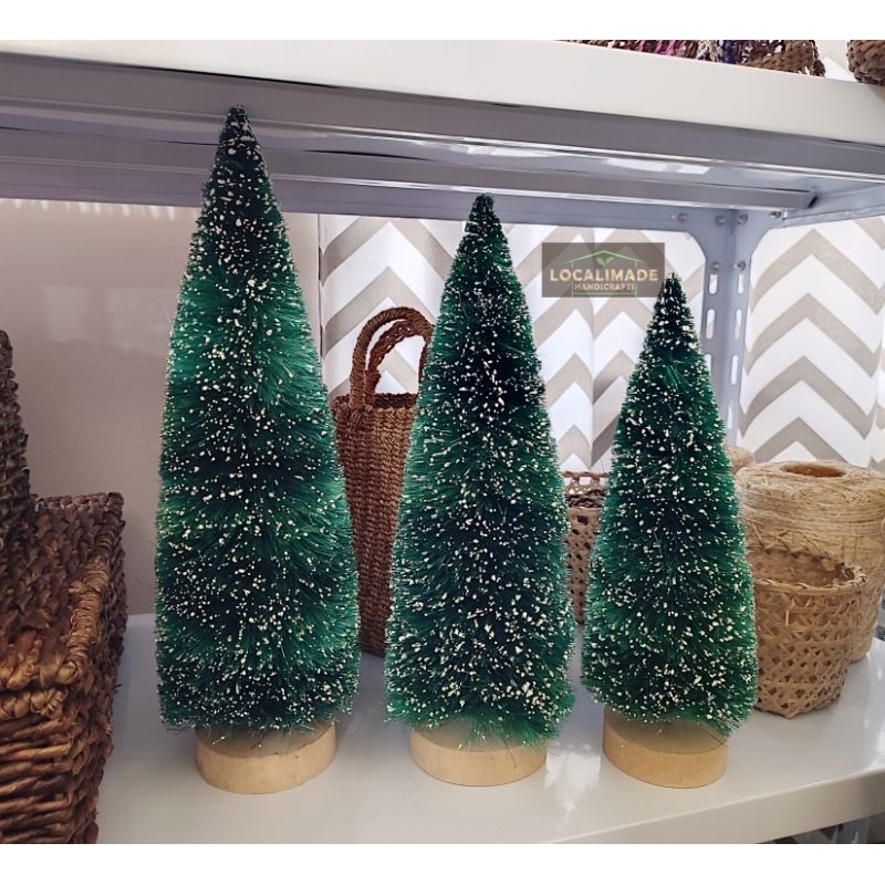 Native Abaca Christmas Tree with Snow (SOLD PER PC) | Shopee Philippines