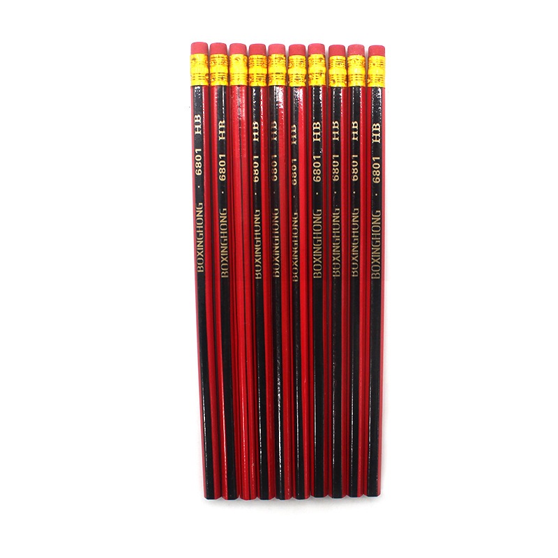 30Pcs HB Pencil Log Lead-Free Non-Toxic Standard Writing With Eraser ...