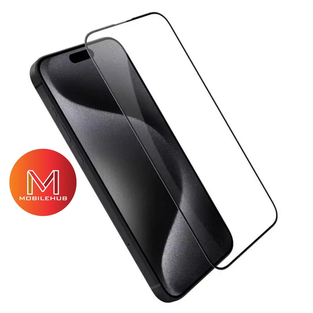 iPhone 15 Pro / 15 Pro Max Full Screen Curved Tempered Glass Full ...