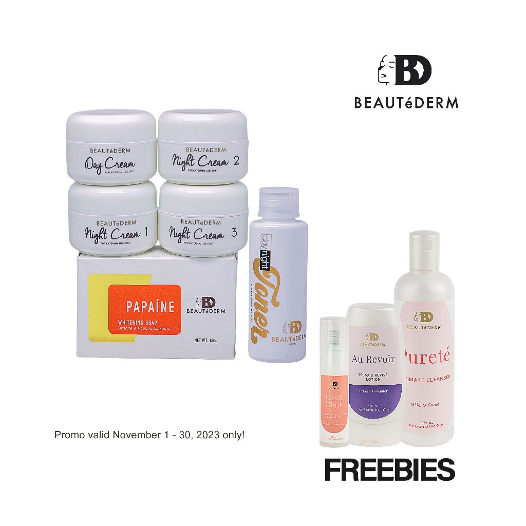 Beautederm Regular Set with Cest Clair PLUS Au Revoir PLUS Purete ...