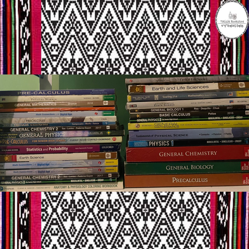 Original SHS senior high school K-12 academic books HUMSS STEM ABM GAS ...