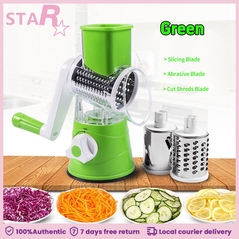 3-in-1 multi-functional rotary vegetable slicer Potato and carrot ...