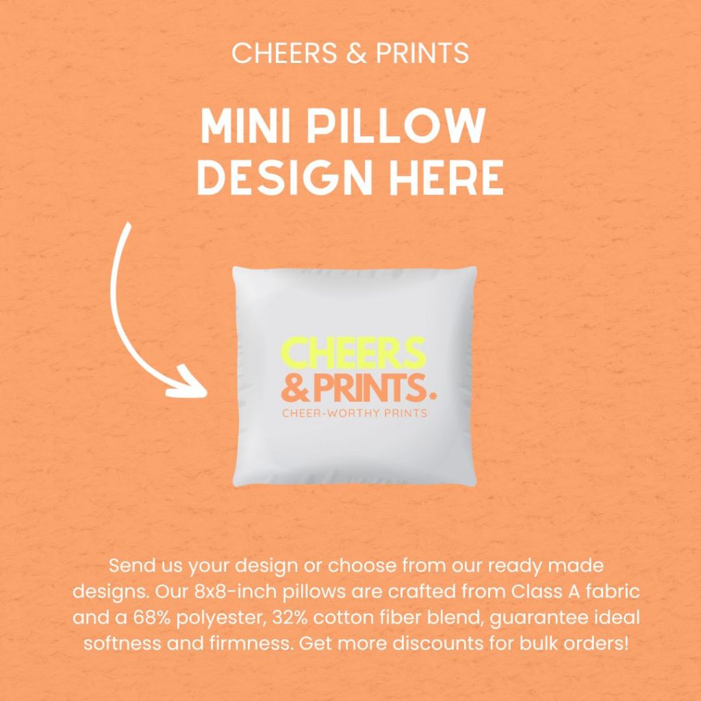 Customized 8x8 Mini Pillow | Personalized Your Own Design Pillow ...