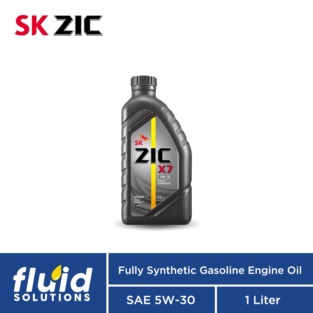SK ZIC X7 5W-30 Fully Synthetic Engine Oil 1L | Shopee Philippines