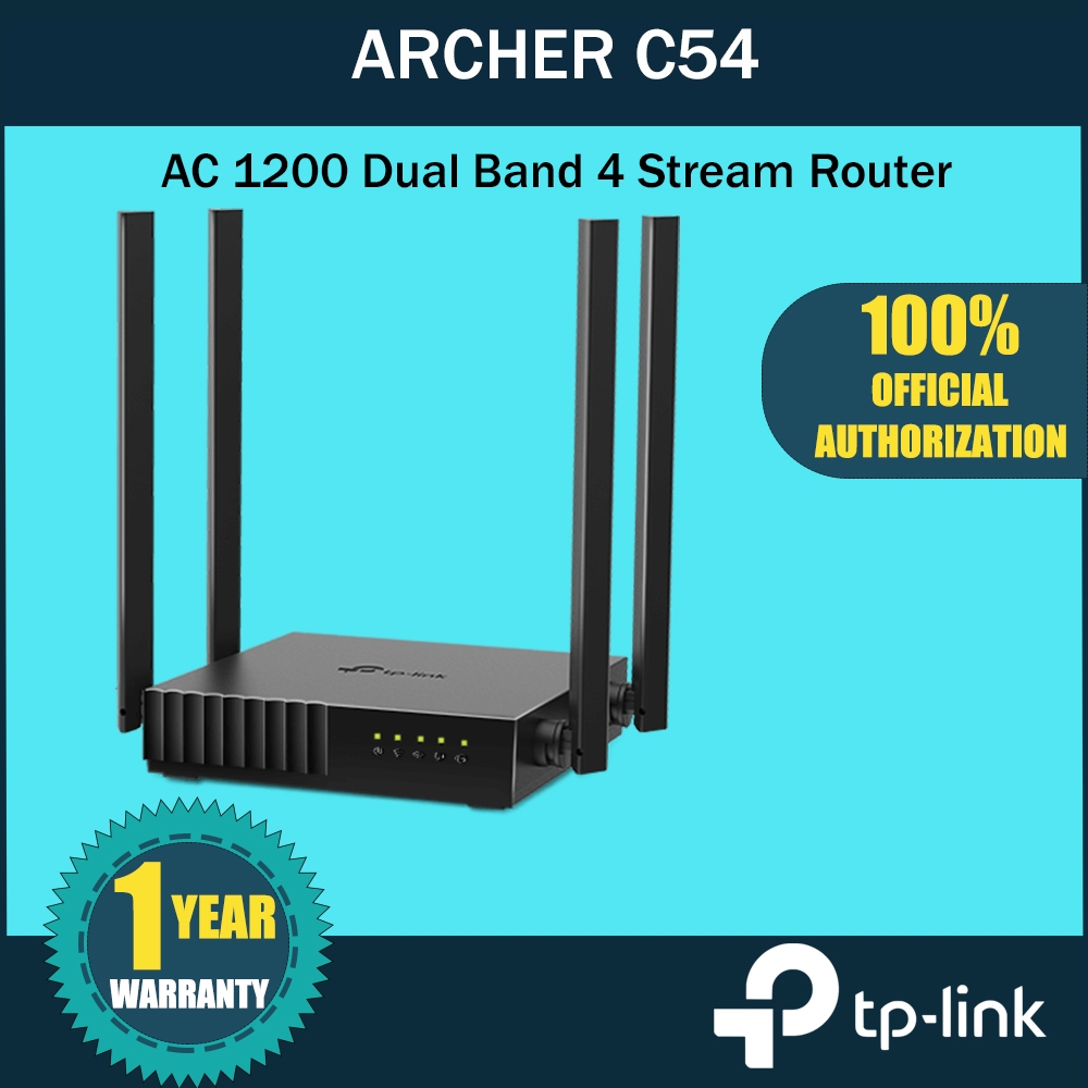 TP-Link Archer C54 | AC1200 2.4GHz & 5GHz Wi-Fi Easy Set Up MU-MIMO ...