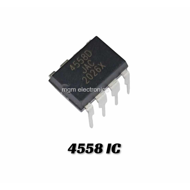 1pc. Original 4558D NJM4558 JRC4558 DIP8 Dual operational amplifier ...