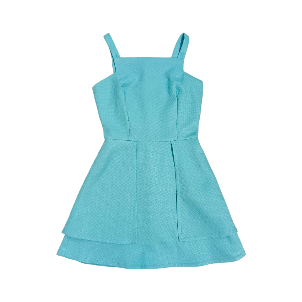 Ju$+G Flare Aqua Blue Dress ( 500101 ) | Shopee Philippines