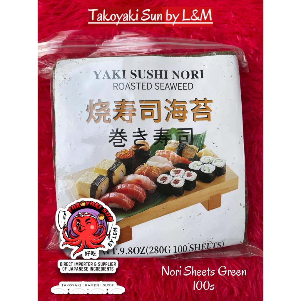 Yaki Sushi Premium Nori Sheets 100s and 50s for Sushi, California Maki ...