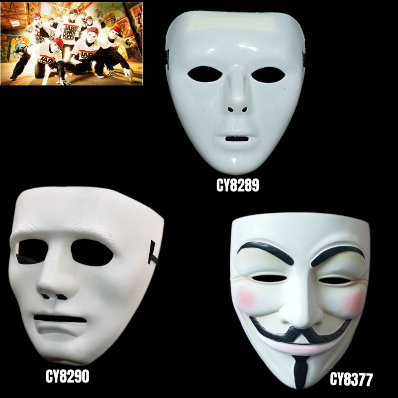 Plastic Full Face Jabbawockeez Mask New Halloween Party Prom Fashion ...