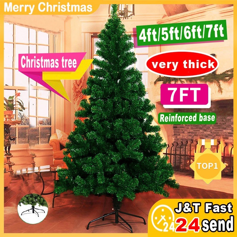 Merry Christmas tree 4ft/5ft/6ft/7ft Christmas TreesHigh Quality Xmas ...