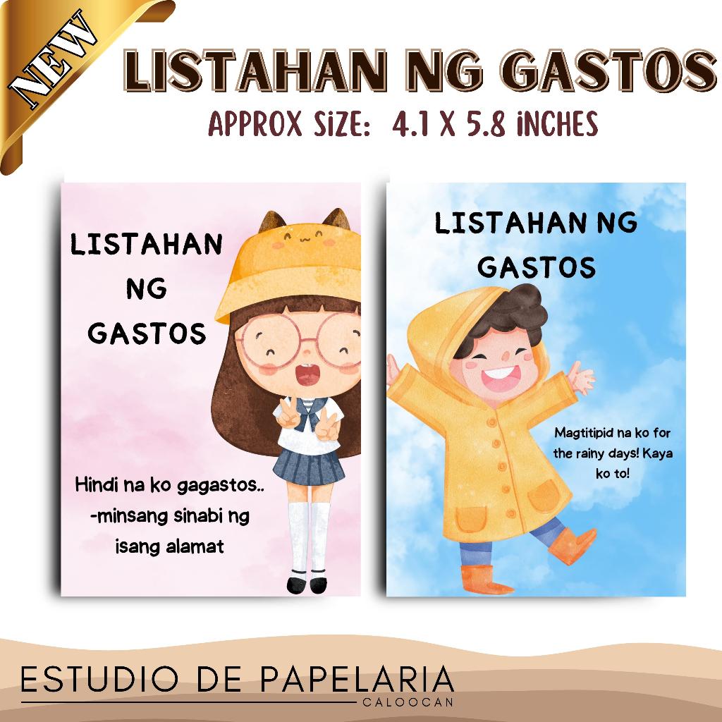 32 pages Listahan ng Gastos | Shopee Philippines