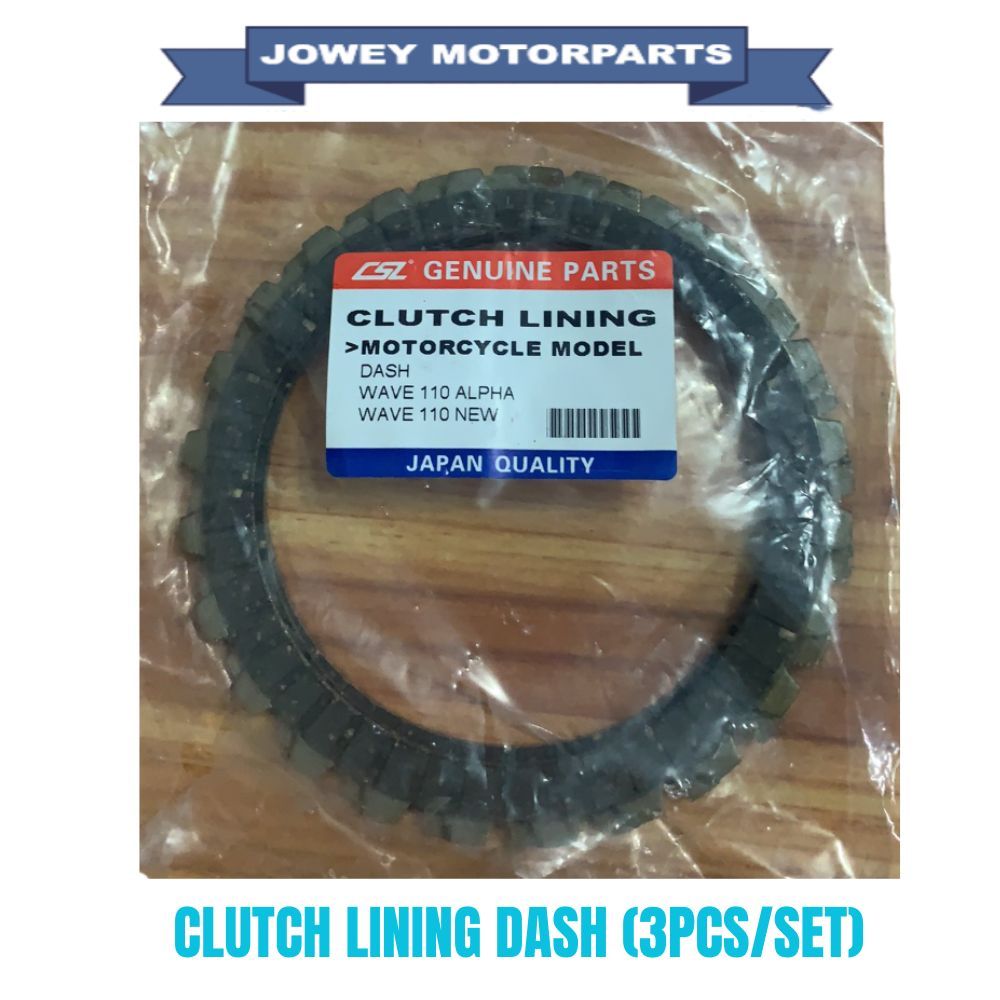 CSL CLUTCH LINING DASH WAVE110 ALPHA WAVE 110NEW (3PCS/SET) JAPAN ...