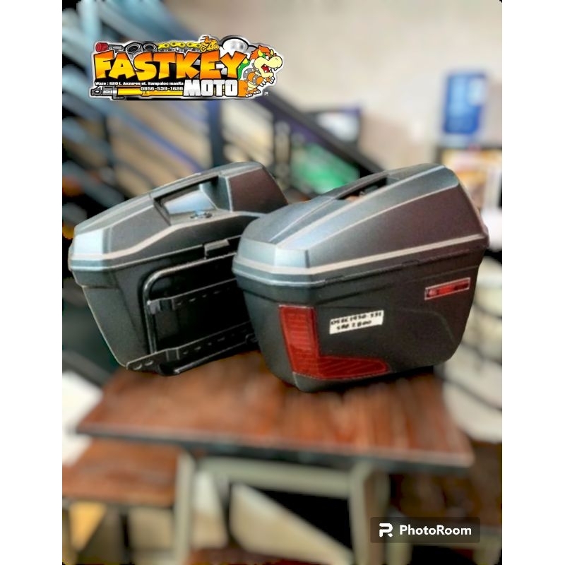 sec sidebox 28 liters kryptonite plastic topbox | Shopee Philippines