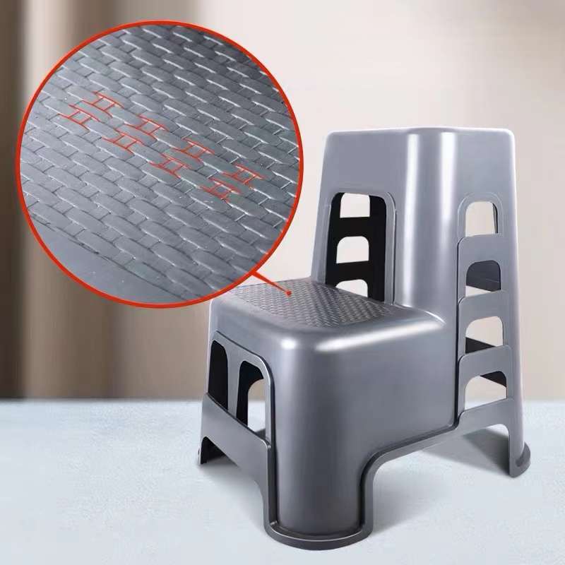 AA Heavy Duty Two Steps Molded Plastic Steep Ladder Multifunction Car ...