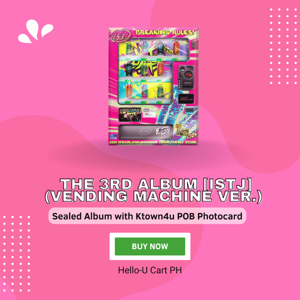 NCT DREAM: ISTJ [VENDING MACHINE VER.] Sealed Album | Shopee Philippines