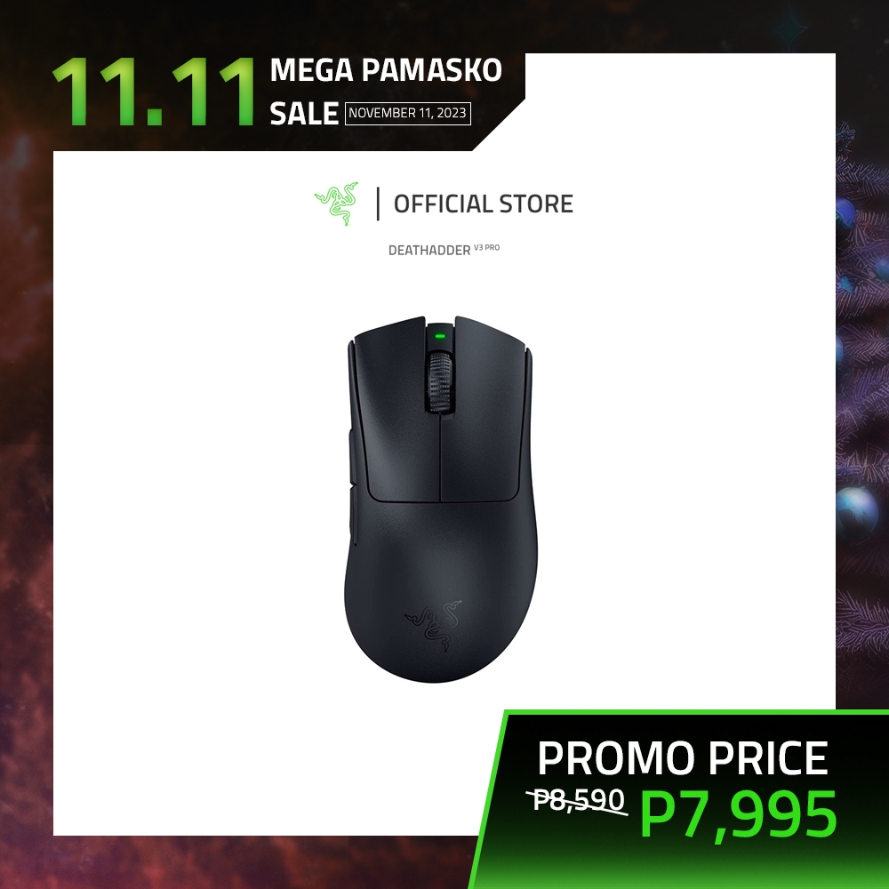 Razer DeathAdder V3 Pro - Ergonomic Wireless Gaming Mouse - AP Packaging | Shopee Philippines
