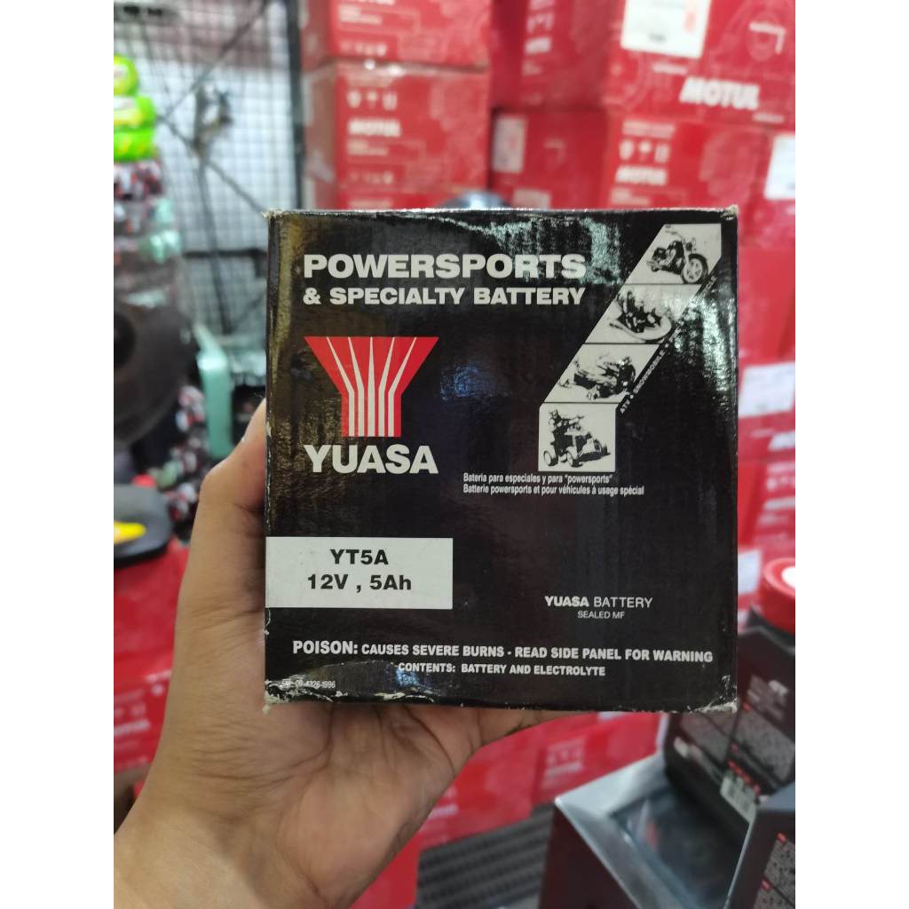 Yuasa Battery - YT5A (for Mio Sporty) | Shopee Philippines