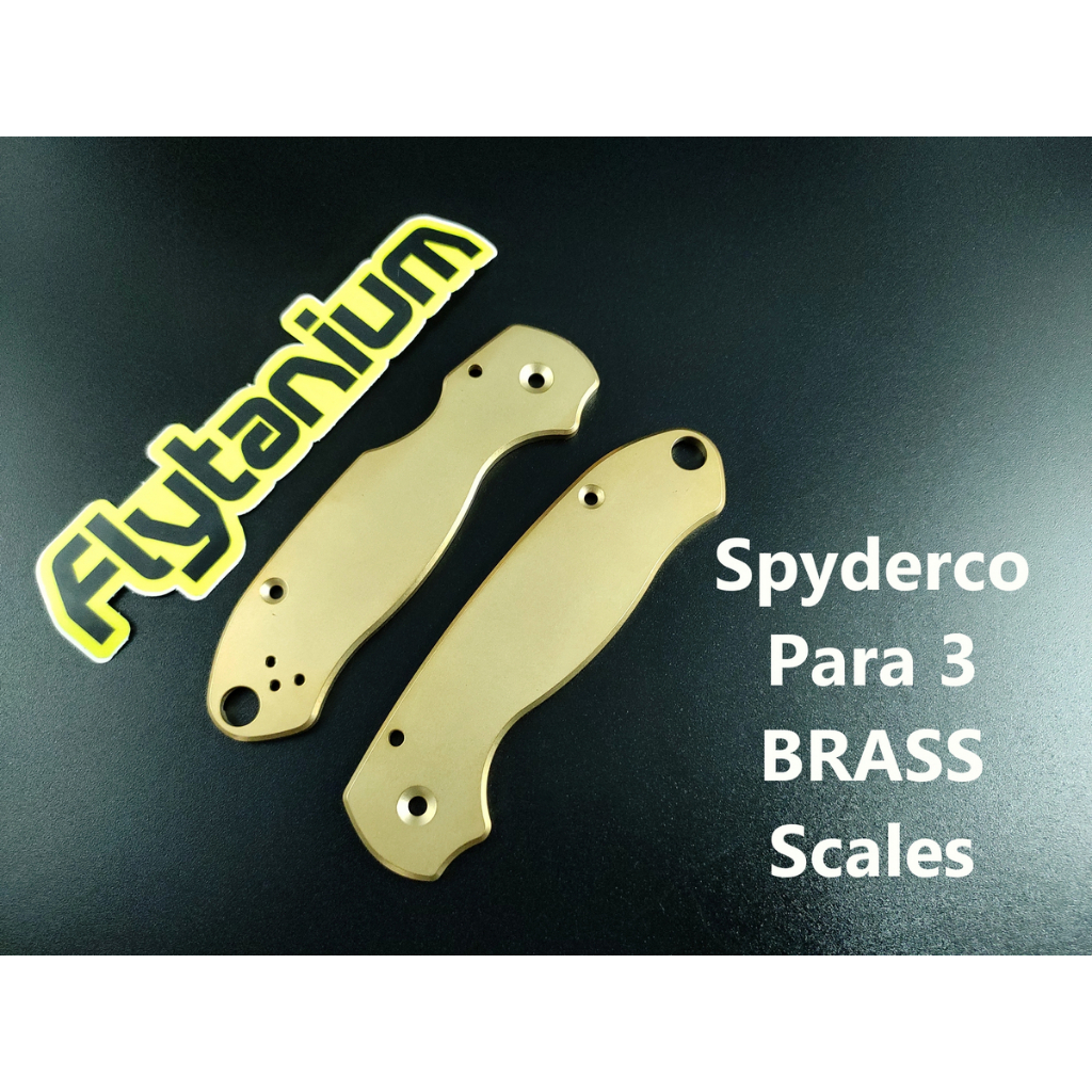 Flytanium Scales For Spyderco Para 3 Para Military 3 (Lotus and Classic ...