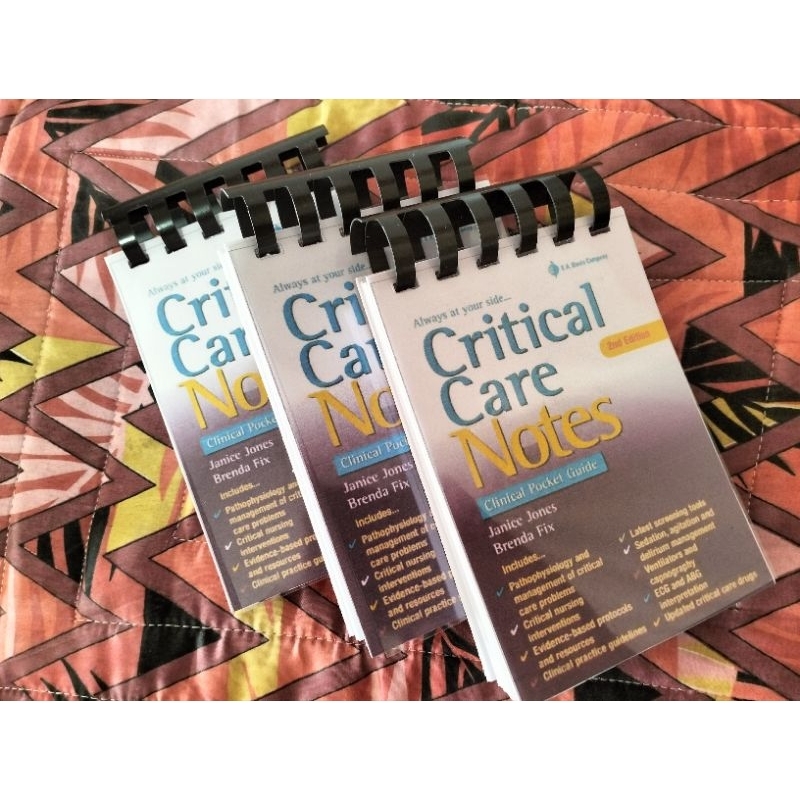 Critical Care Notes Clinical Pocket Guide 2nd edition | Shopee Philippines