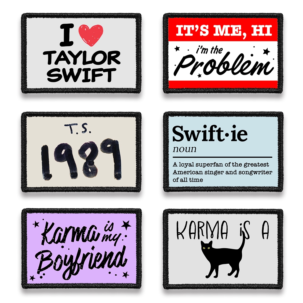 Taylor Swift - Removable Patches - Hook & Loop - Magic Tape | Shopee ...