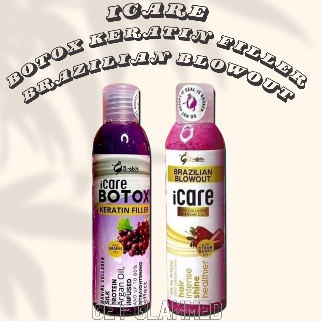 ICARE BRAZILIAN BLOWOUT + ICARE BOTOX KERATIN FILLER By: GSkin | Shopee ...