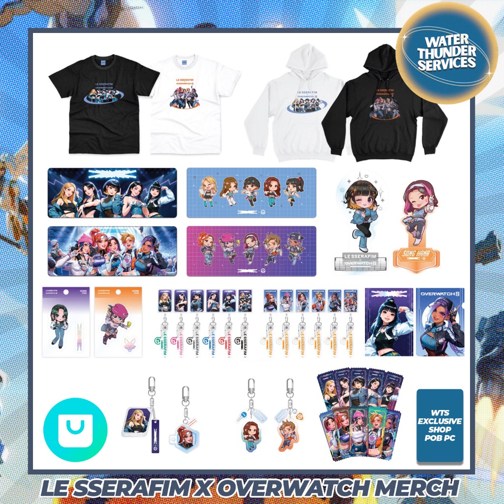 LE SSERAFIM X OVERWATCH 2 Special Collection Merchandise FETA [Sealed ...