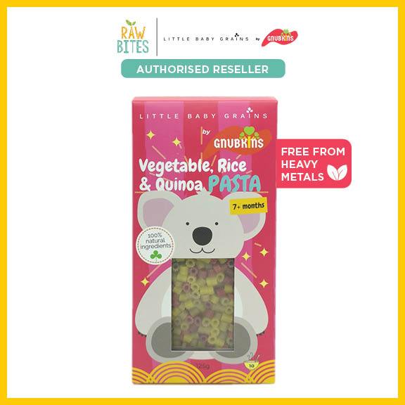 Little Baby Grains Vegetable, Rice & Quinoa Pasta 125g [7 mos+] (Gluten ...