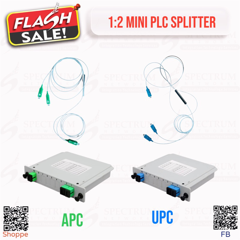 1:2 SC APC / SC UPC PLC MINI STEEL TUBE SPLITTER / CASSETTE SPLITTER ...