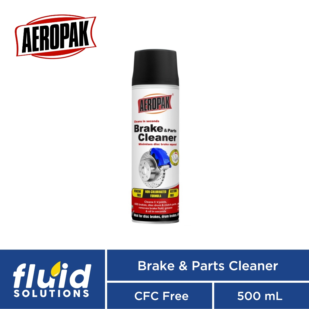 Aeropak Brake Cleaner 500mL (350g) Non-Chlorinated Formula for C.V ...