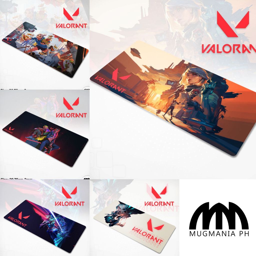 Valorant Gaming Mouse Pad - Mugmania - Valorant Agents Gaming Mouse Pad ...