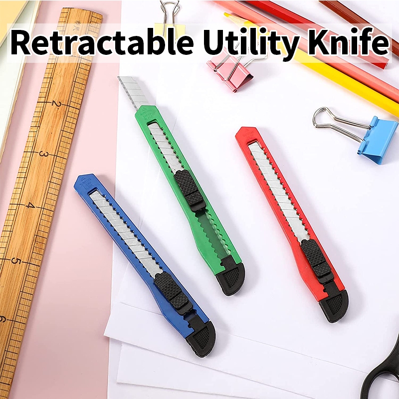 Art Knife Snap-off Blade Utility Cutter Knives Blade Retractable ...