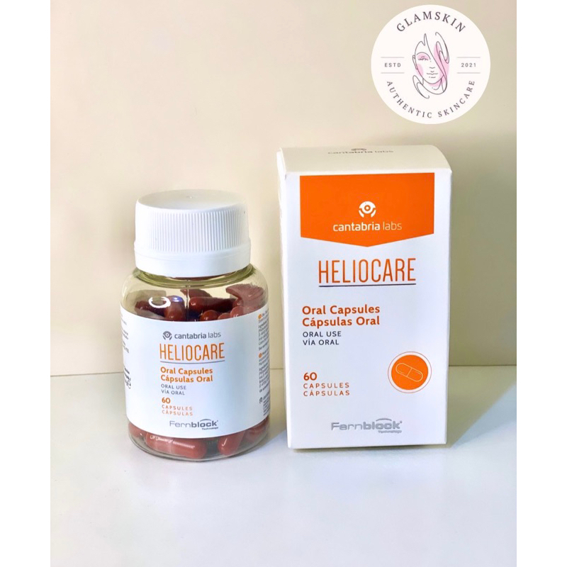 Heliocare 360 Daily Oral sunsblock 60 caps Fernblock boost immune ...