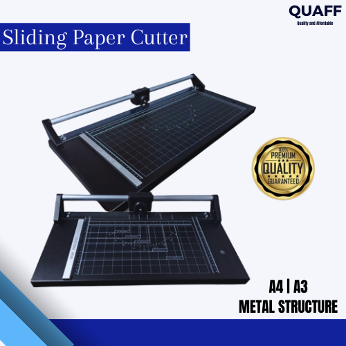 Sliding Cutter QUAFF Heavy Duty For Vinyl / Cardboard / Paper A4 / A3 ...