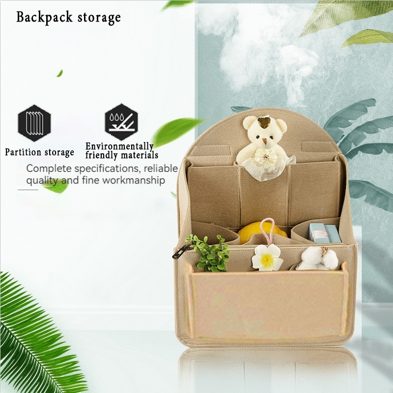 Backpack Organizer Felt Travel Bag Insert Backpack Organizer for Mummy ...