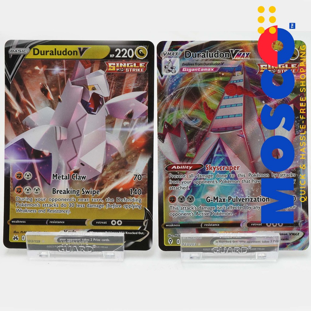 Duraludon V - 103/159 Duraludon VMAX - 123/203 | Pokemon TCG | Shopee ...