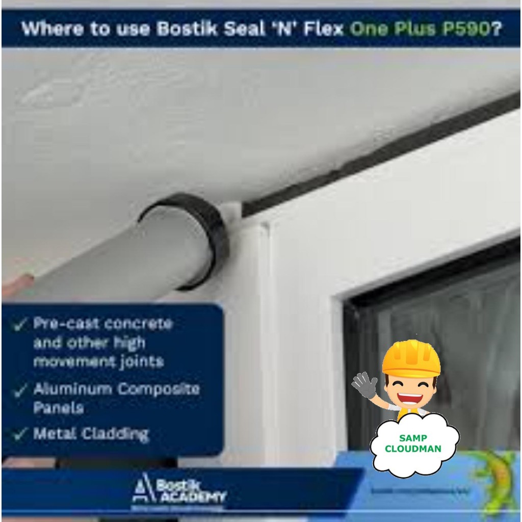 Bostik Seal N Flex 1 Hi-Performance Polyurethane Joint Sealant 600ml Sausage Type Seal and Flex ...