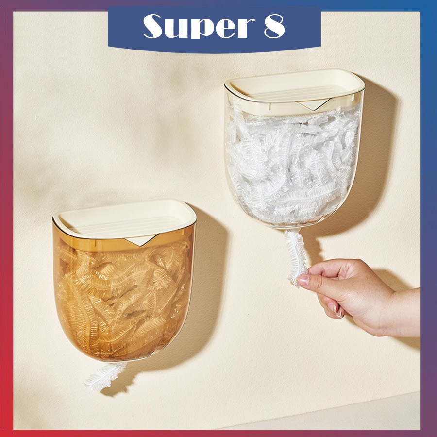 Multipurpose Wall Mounted Extractable Plastic Bags Organize Case Fresh ...