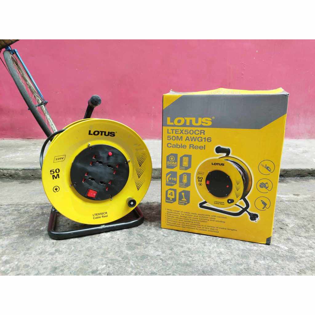 Lotus Original 50M AWG16 Cable Reel LTEX50CR | Shopee Philippines