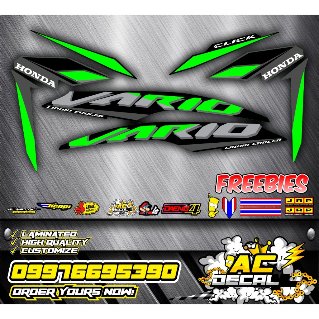 Honda Click V2 Game Changer Vario Decal | Shopee Philippines
