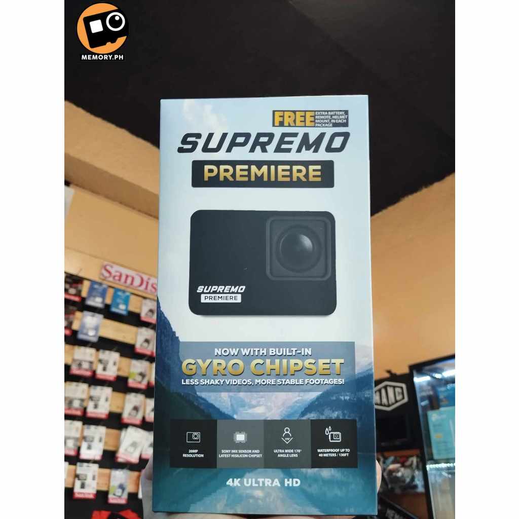 SUPREMO PREMIERE ACTION CAM | Shopee Philippines