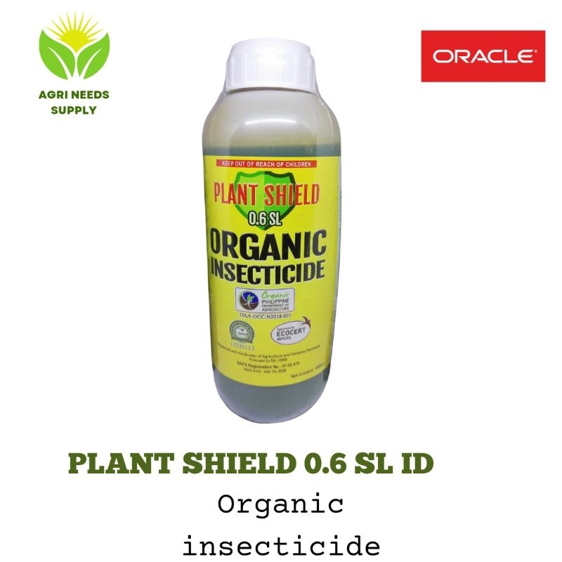 PLANT SHIELD 0.6SL Plantshield Organic Insecticide liter and 500ml ...