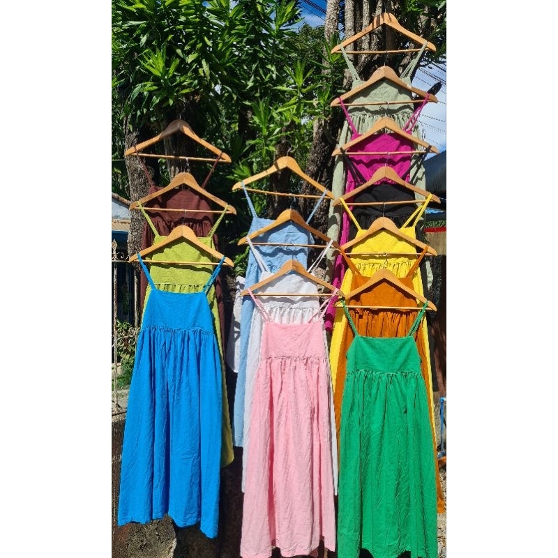 Eunice String Maxi Backless Dress with Side Pocket by Wear Paula ...