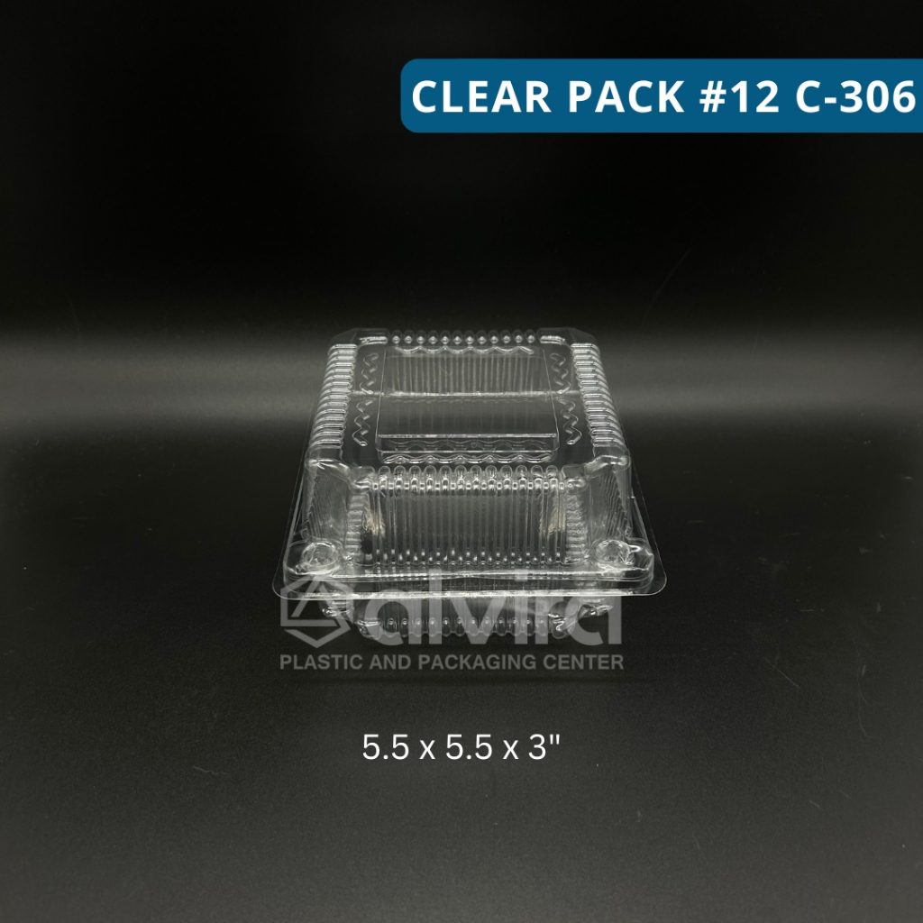 10pcs Clear Pack Clamshell square, rectangle, round for pastry, cake ...