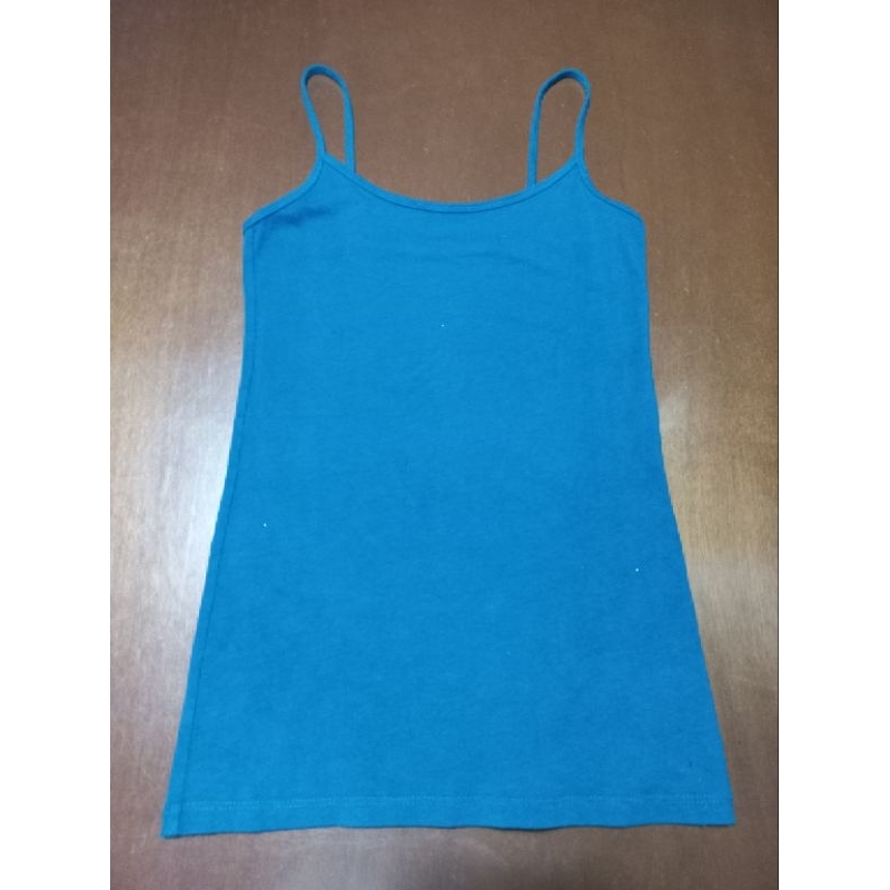 Preloved Forever 21 Blue Green Spaghetti Sando top for women | Shopee ...