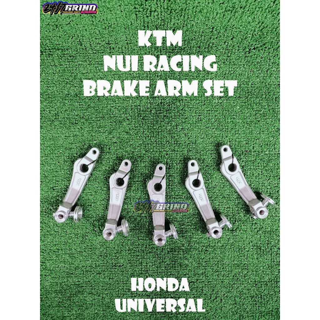 NUI RACING BRAKE ARM SET ALLOY HONDA CLICK / BEAT / WAVE / XRM / SCOOPY ...