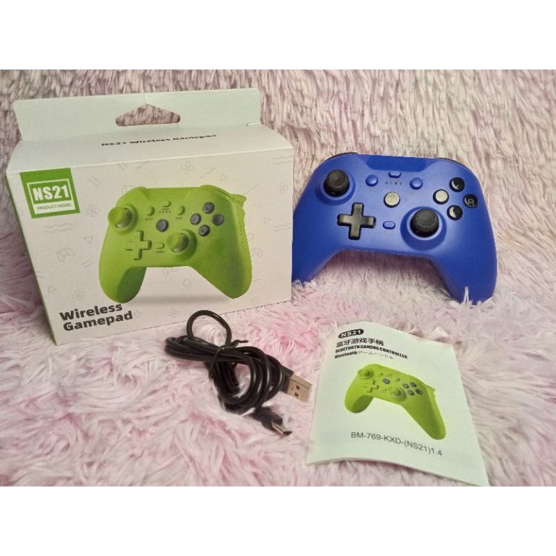 Wireless Controller/Bluetooth Gamepad NS21 (Random Color) | Shopee ...