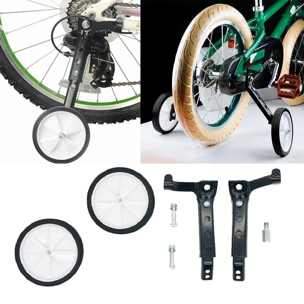 Adjustable Kids Bike Training Wheels Steel Stabilizer 16-24'' Child ...