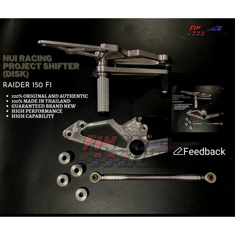 SHIFTER FOR SUZUKI RAIDER 150 FI NUI RACING PROJECT | Shopee Philippines